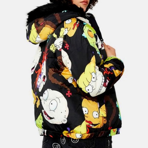 Nickelodeon | Jackets & Coats | Nwt L O Xl Rugrats Members Only Hood ...